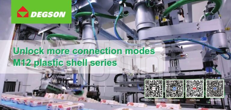 Degson Unlock more connection modes M12 plastic shell seriesUnlock more ...